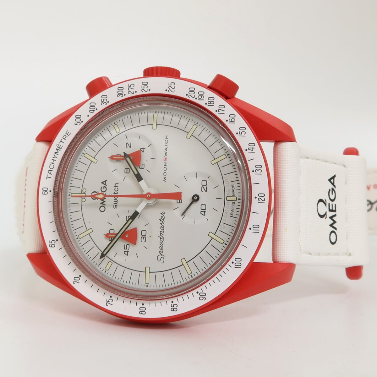 Swatch Moonswatch "Mission To Mars" Swatch x Omega Red Ceramic 42MM SO