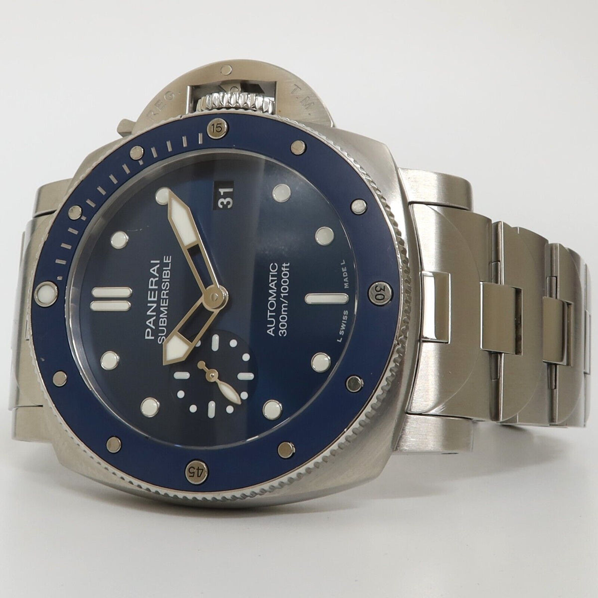 Panerai Submersible Blu Notte Automatic Stainless Steel Blue Dial 42MM