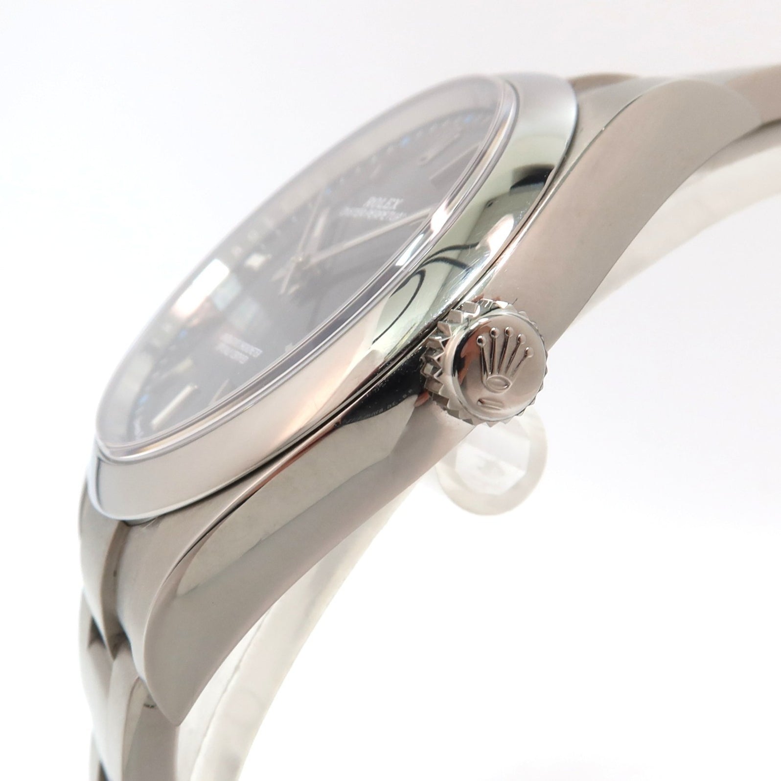 Rolex Oyster Perpetual 39 Grey Rhodium Dial Automatic Stainless Steel