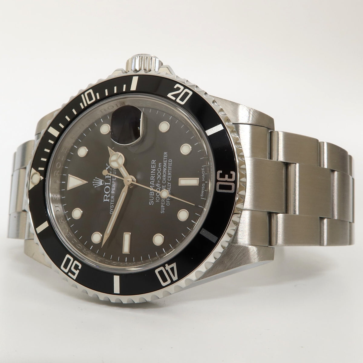 Rolex Submariner Date Black Dial Stainless Steel Automatic Oyster 40MM