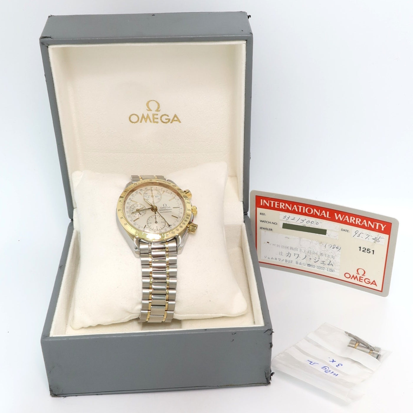 Omega Speedmaster Triple Date 18kt Yellow Gold & Stainless Steel Chron